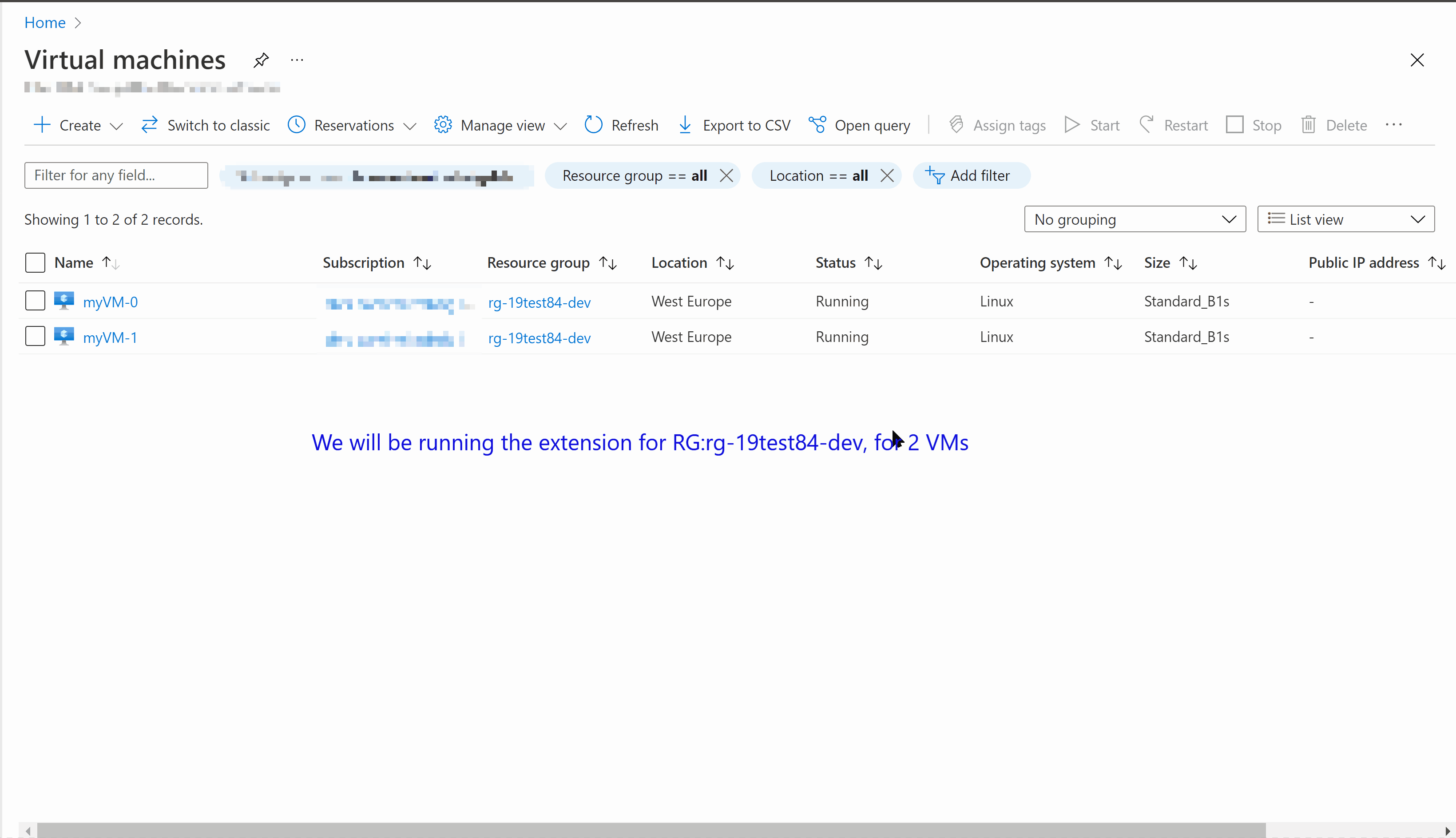 Azure VM Start/Stop - Visual Studio Marketplace